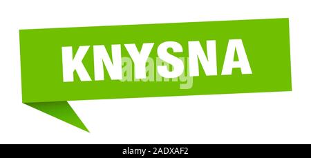 Knysna sign. welcome to Knysna green sticker Stock Vector Image & Art ...
