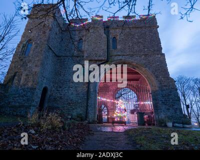 Gatehouse museum at Minster Abbey on the Isle of Sheppey, Kent, UK ...