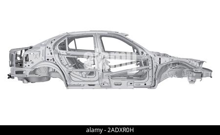 Unibody Car Chassis Frame Isolated Stock Photo - Alamy