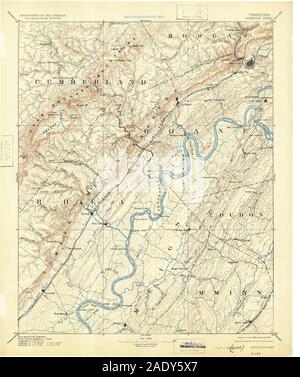 Kingston, Tennessee, map 1893, 1:125000, United States of America by ...