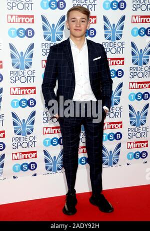 Billy Monger attending the Pride of Sport awards at the Grosvenor House ...
