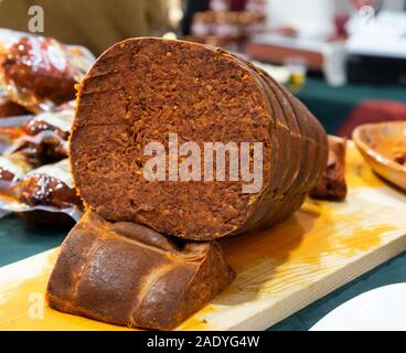 spicy nduja calabria sausage Stock Photo - Alamy