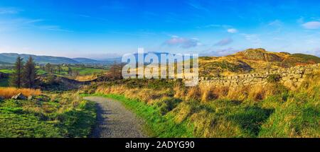 panoramic view of newry area from flagstaff viewpoint ,Northern Ireland ...