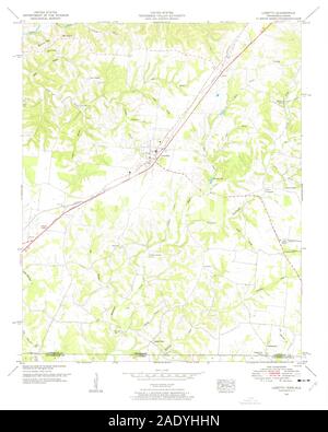 Loretto, Tennessee, map 1950, 1:24000, United States of America by ...