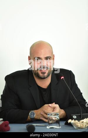 The italian director and actor Marco D'amore with the little actors ...