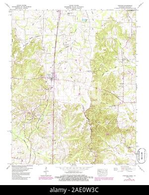 Puryear, Tennessee, map 1950, 1:24000, United States of America by ...
