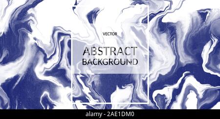 Marble abstract acrylic background. Blue marbling artwork texture ...