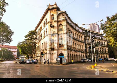 Elphinstone Circle Building, Mumbai, Maharashtra, India, Asia Stock ...