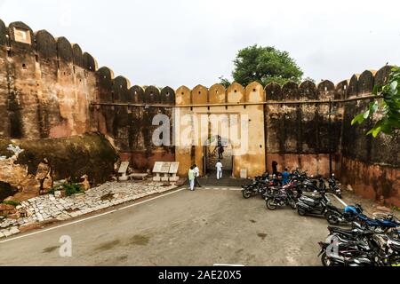 Tadi gate, Nahargarh Fort, Jaipur, Rajasthan, India, Asia Stock Photo ...