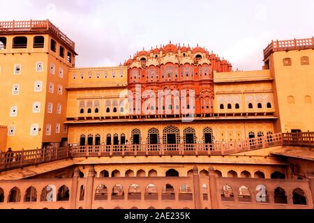 Backside, Hawa Mahal, Jaipur, Rajasthan, India, Asia Stock Photo - Alamy