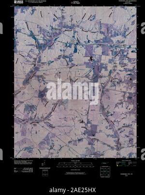 USGS TOPO Map Tennessee TN New Middleton 20100505 TM Inverted ...