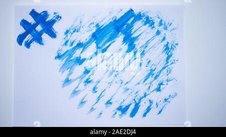 Photo of bright colorful handwritten inscriptions Stock Photo - Alamy