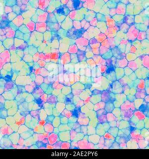 Abstract seamless background of colorful spots like paving stones or ...