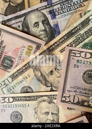 US currency denominations Stock Photo - Alamy