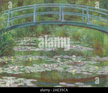Claude Monet - The Japanese Footbridge - 1899 Stock Photo - Alamy