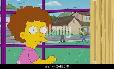THE SIMPSONS, (from left): Ned Flanders, Sideshow Mel, Agnes Skinner ...