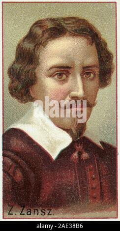 Portrait of Zacharias Janssen (1585 –1632) Dutch spectacle-maker Stock ...