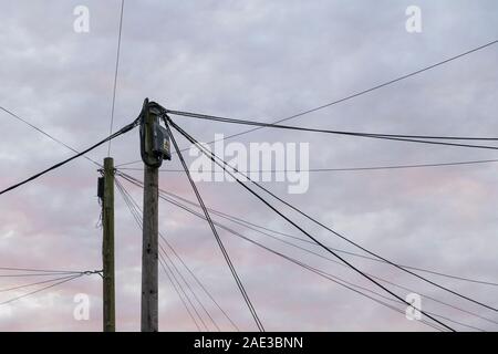 BT / Telephone cabling / telegraph pole - as visual metaphor for ...