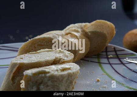 Freshly baked bread with macro lens in best quality scanned Stock Photo ...