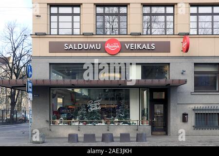 Laima, famous Latvian chocolate brand, shop, old town, Riga, Latvia ...