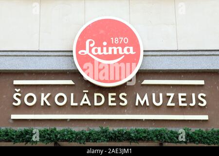 Laima, famous Latvian chocolate brand, shop, old town, Riga, Latvia ...