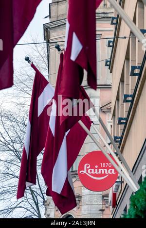 Laima, famous Latvian chocolate brand, shop, old town, Riga, Latvia ...