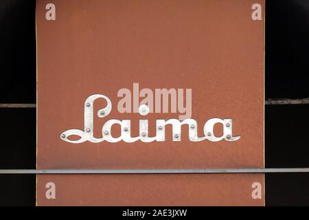 Laima, famous Latvian chocolate brand, shop, old town, Riga, Latvia ...