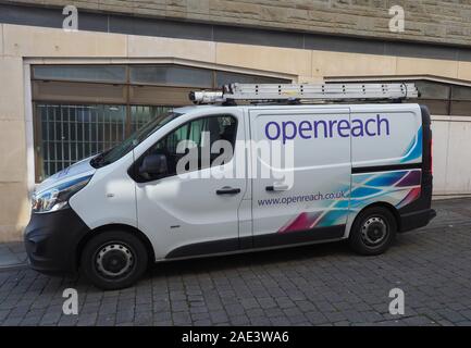 Openreach fiber optic cable FTTP Node in a rural location Stock Photo ...