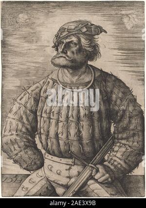Engraving depicting Kunz von der Rosen, Emperor Maximilian's jester ...