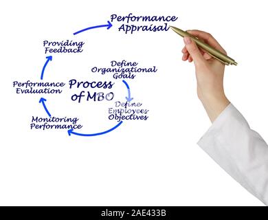 Diagram of MBO Process Stock Photo - Alamy