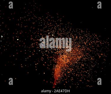 Beautiful Diwali Glowing Firecracker, fire of cracker explosion Stock ...