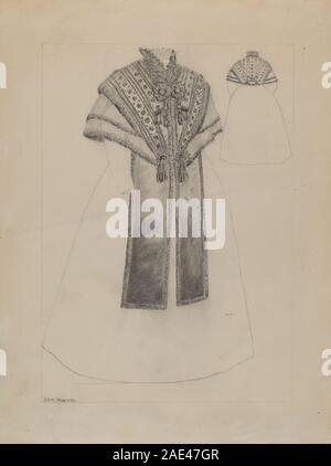 Wrap by Edith Magnette, c. 1936, is a textile garment intended for ...