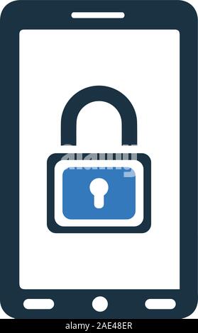 Lock, password, touch mobile, security icon Stock Vector Image & Art ...