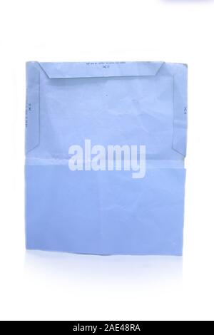inland letter card on white backgrounds Stock Photo - Alamy