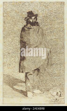 An 1866 artwork by Edouard Manet depicting an actor in a tragic role ...