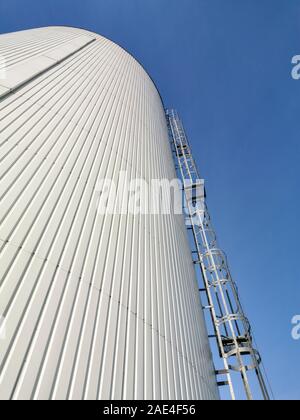 Biomass crane for handling Waste, Slag, Sludge, Straw bale Stock Photo ...