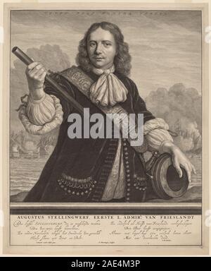 "Abraham Blooteling after Lodewyk van der Helst, Augustus Stellingwerf, First Lord Admiral of ...