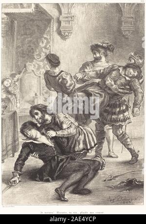 The Death of Hamlet (Act V, Scene II). Dated: 1843. Medium: lithograph ...