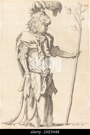 French 16th Century, Figure Costumed as Hercules, c. 1539, etching on ...
