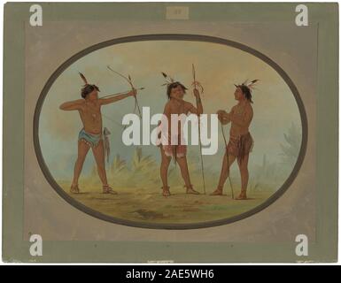 Three Shoshonee Warriors Armed for War C16550 Stock Photo - Alamy
