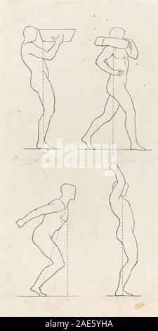 These figure studies illustrate human anatomy and posture through ...