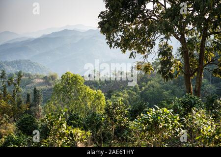 Landscape near of the Phongsali, Laos, Asie Stock Photo - Alamy