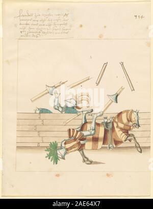German manuscript Freydal circa 1515 depicting Emperor Maximilian I's ...