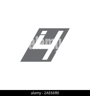 letter i4 simple geometric logo vector Stock Vector Image & Art - Alamy