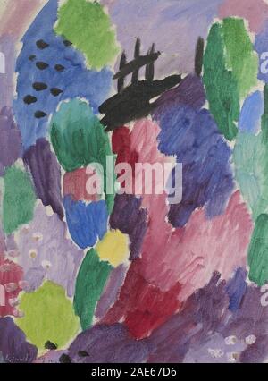 Alexej von Jawlensky – Landscape with Trees (Landschaft mit Bäumen ...