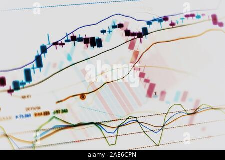 Complex Deep Stock Charts Technical Analysis Concept Stock Photo - Alamy