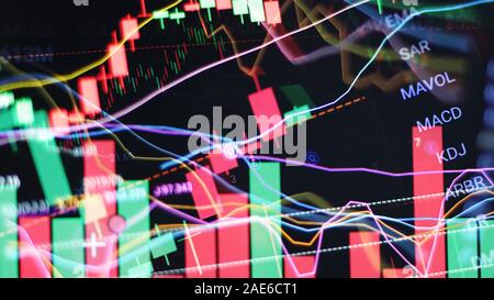 Complex Deep Stock Charts Technical Analysis Concept Stock Photo - Alamy