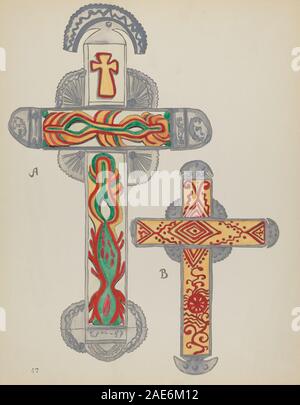 Plate 47: Crosses of Tin: From Portfolio "Spanish Colonial Designs of ...