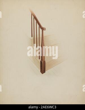 Shaker Newel Post; circa 1937 date Alfred H Smith, Shaker Newel Post, c ...