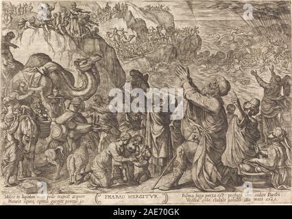 Pharaoh's army drowns in the Red Sea. Moses is surrounded by Israelites ...